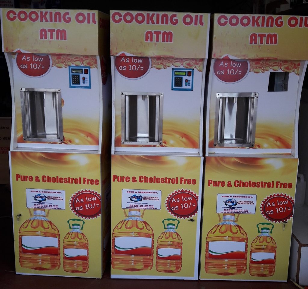 Salad Oil ATM | Cooking Oil ATM - Call 0726 74 74 03